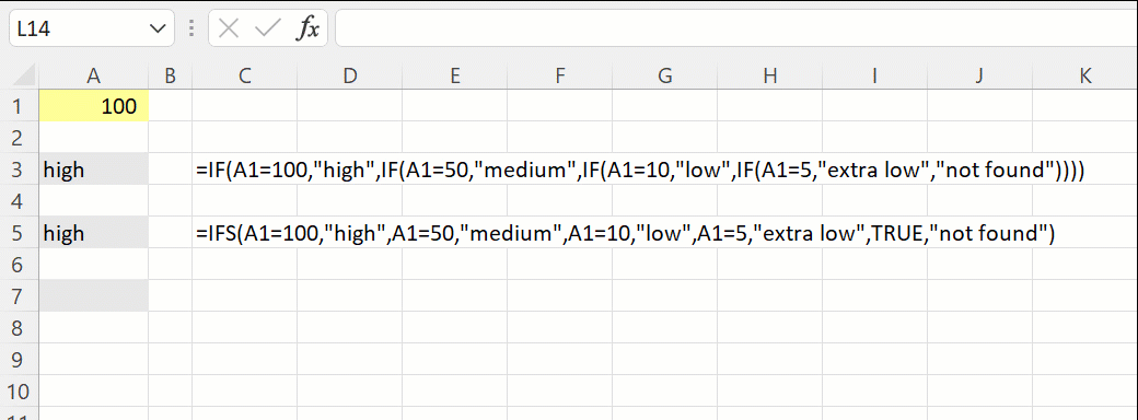 The SWITCH Function | Full Stack Modeller